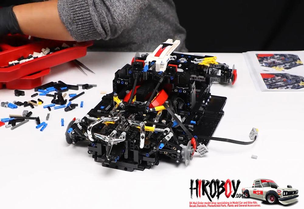 1:8 BYD Yangwang U9 Electric Super Coupé - 3671 pcs Bricks Kit ...
