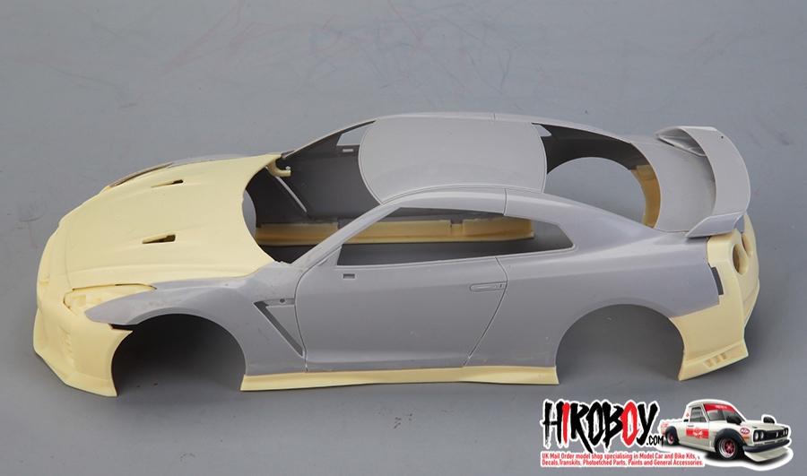 1: 24 Nissan R35 GT-R 2022 Facelift Transkit/Detail-up Set (Resin+PE ...