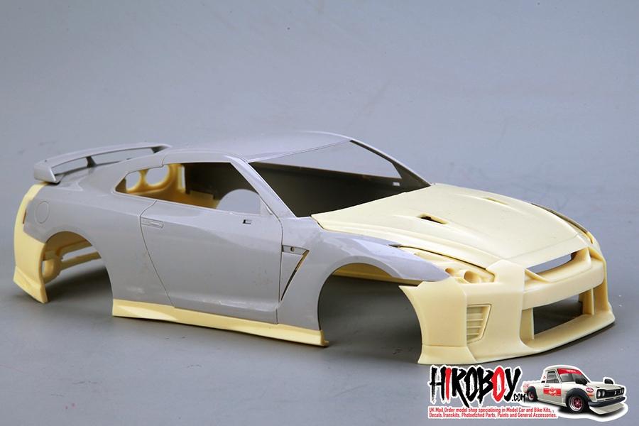 1: 24 Nissan R35 GT-R 2022 Facelift Transkit/Detail-up Set (Resin+PE ...