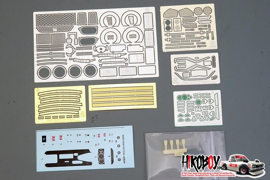 1: 24 Nissan R35 GT-R 2022 Facelift Transkit/Detail-up Set (Resin+PE ...