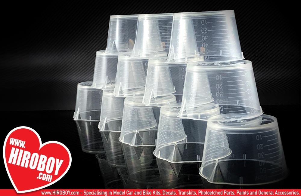 60ml Calibrated Measuring/Mixing Beakers | ZP-2004 | Zero Paints