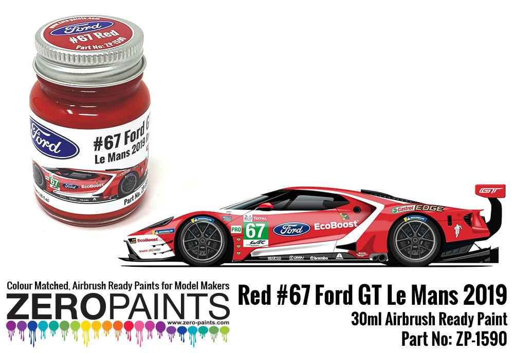 #67 Ford GT Le Mans Red Paint 30ml | ZP-1590 | Zero Paints