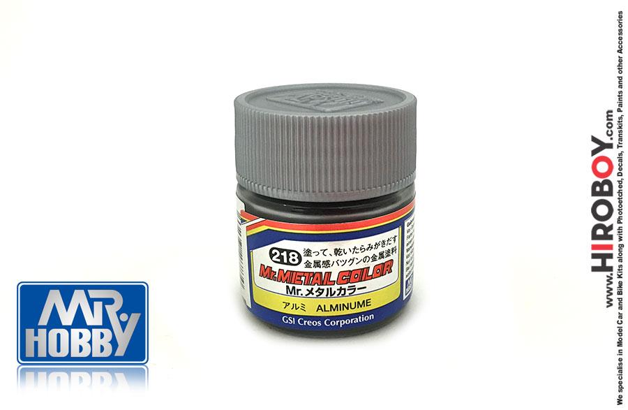 Aluminium Mr Metal Color (10ml) | GSi-MC-218 | Gunze Sangyo (Mr Hobby)