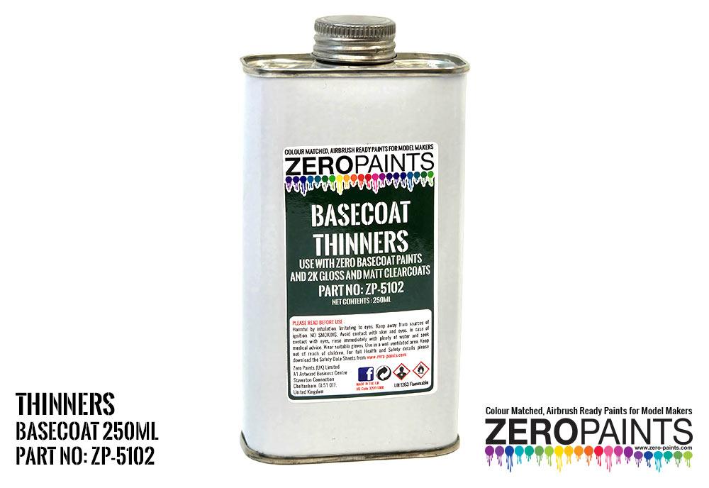 Basecoat Thinners 250ml | ZP-5102 | Zero Paints