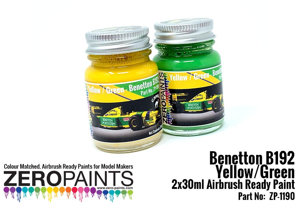 Benetton Ford B192 Paint Set 2x30ml | ZP-1190 | Zero Paints