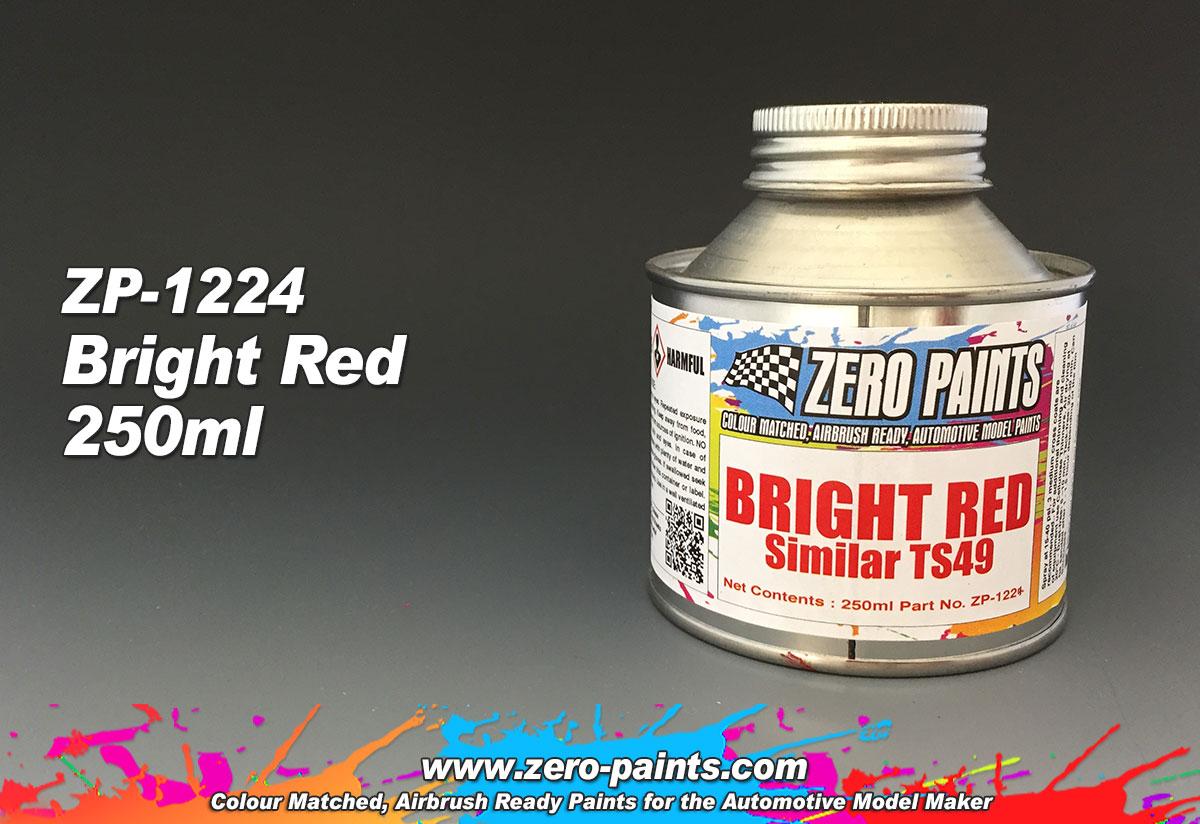 Bright Red Paint (Similar to TS49) 250ml | ZP-1224 | Zero Paints
