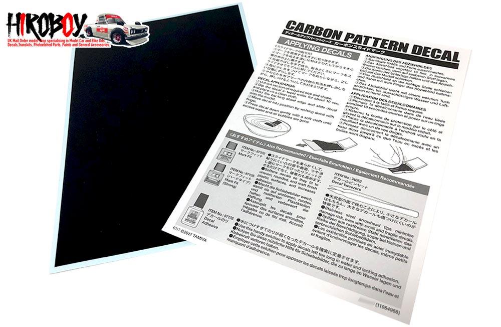 Carbon Pattern Decal Set - Twill Weave/Extra Fine - Tamiya 12682 ...