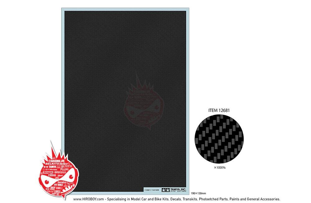Carbon Pattern Decal Set - Twill Weave/Fine - Tamiya 12681 | TAM12681 ...