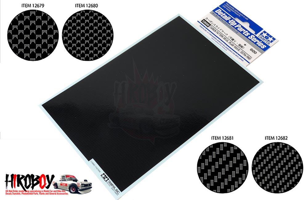 Carbon Pattern Decal Set - Twill Weave/Fine - Tamiya 12681 | TAM12681 ...