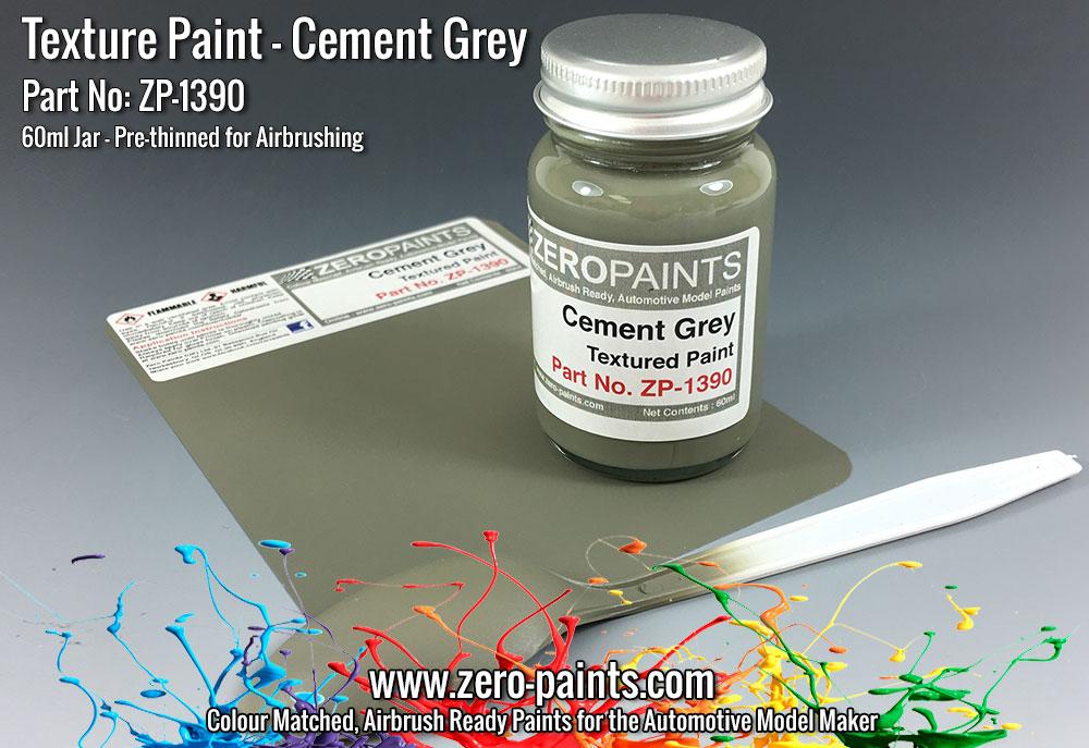 Cement Grey Textured Paint - 60ml (Engines, Interiors etc) | ZP-1390 ...