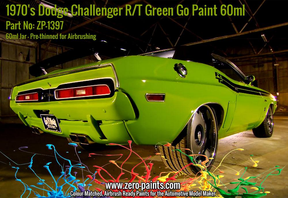Green Go 1970's Dodge Challenger R/T Paint 60ml | ZP-1397 | Zero Paints