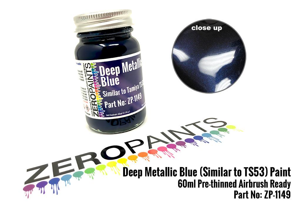 Deep Metallic Blue (Similar to TS53) Paint 60ml | ZP-1149 | Zero Paints