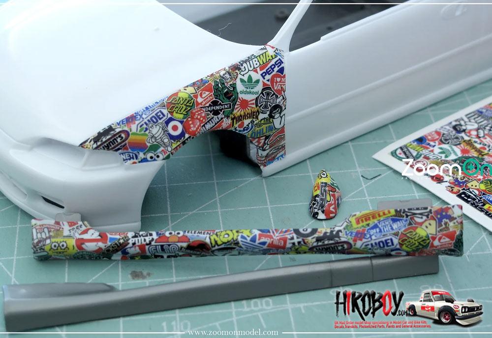 1:24 Hellaflush Decal (B) (StickerBomb) | ZD173 | ZoomOn