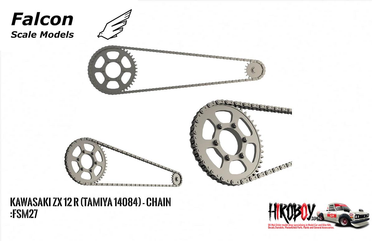 1:12 Kawasaki ZX 12 R (Tamiya 14084) - Chain Set | FSM-27 | Falcon ...