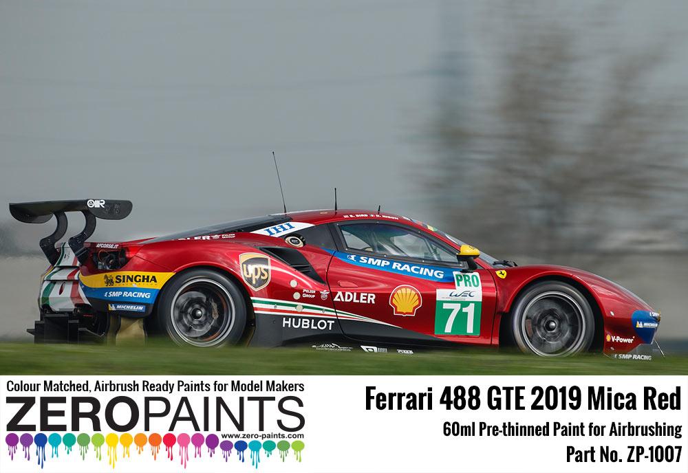 2019 Ferrari 488 GTE (AF Corse) Mica Red Paint 60ml | ZP-1007 | Zero Paints