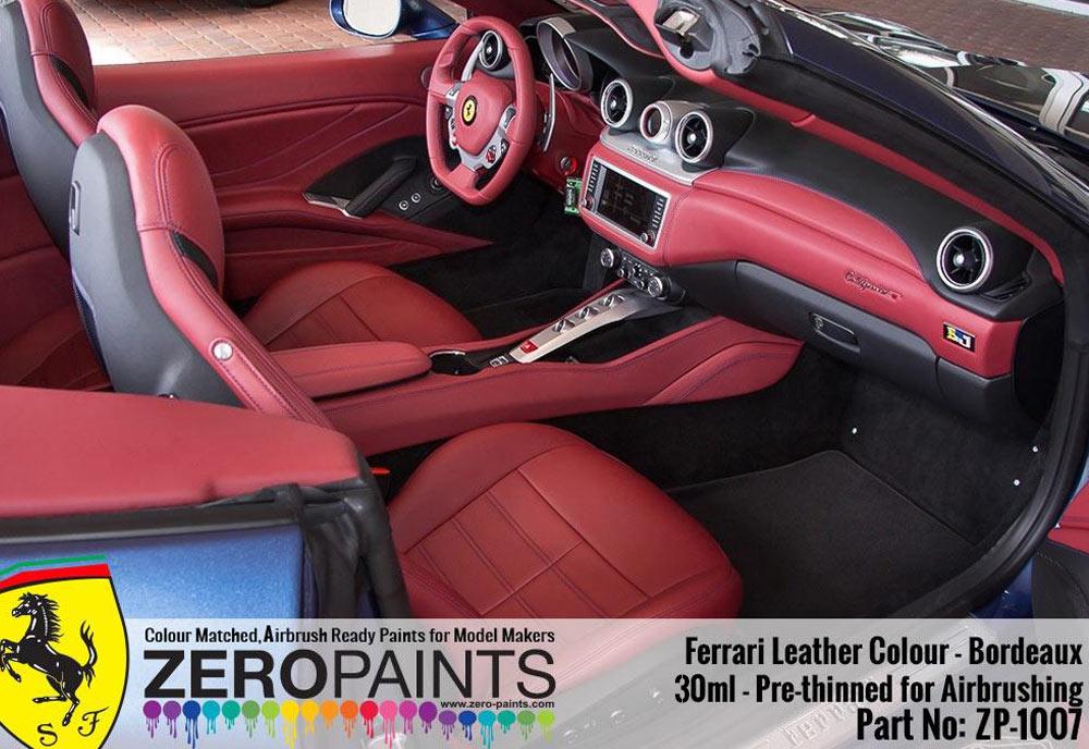 Ferrari Leather Colour Paint 30ml | ZP-1007/30 | Zero Paints