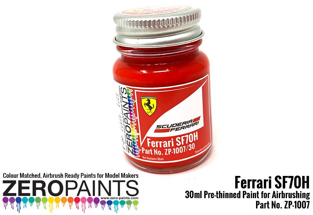 Ferrari SF70H (2017 Formula One) Red Paint 30ml | ZP-1007 | Zero Paints