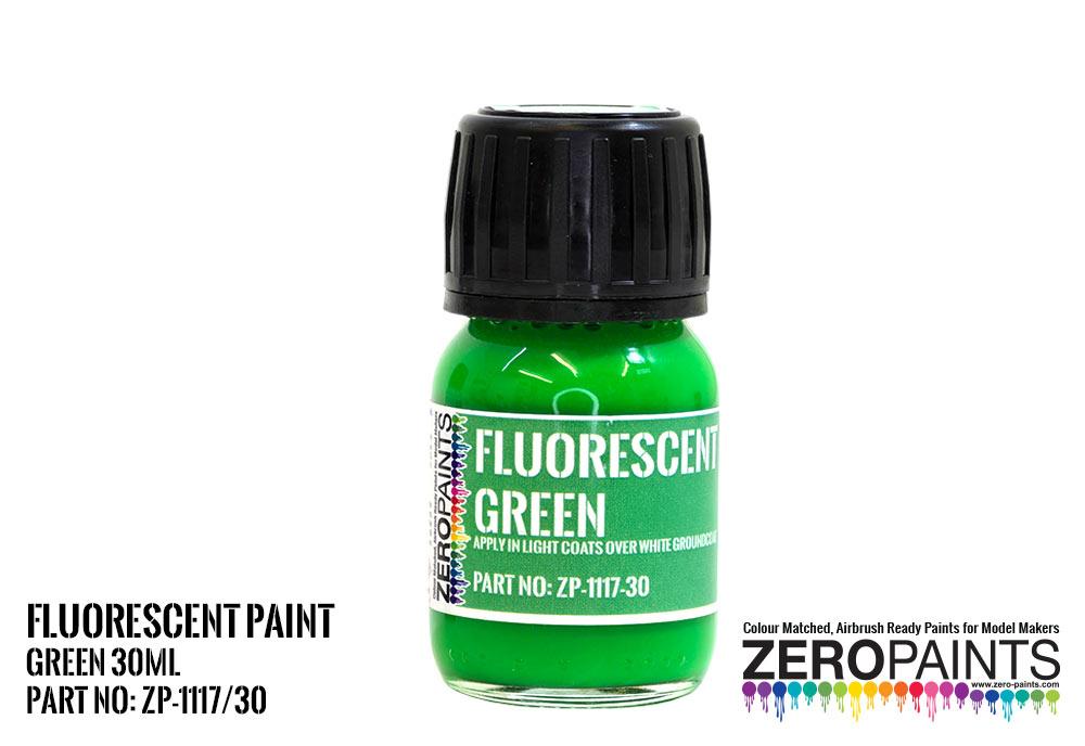 Fluorescent Green Paint - 30ml | ZP-1117/30 | Zero Paints