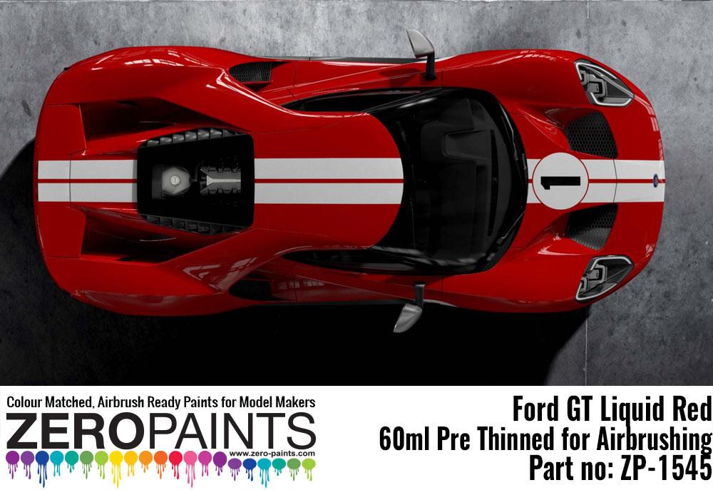Ford GT Liquid Red Paint 60ml | ZP-1545 | Zero Paints