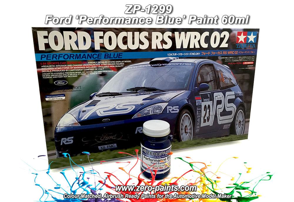 Ford Focus RS WRC 2002 Performance Blue Paint 60ml | ZP-1299 | Zero Paints