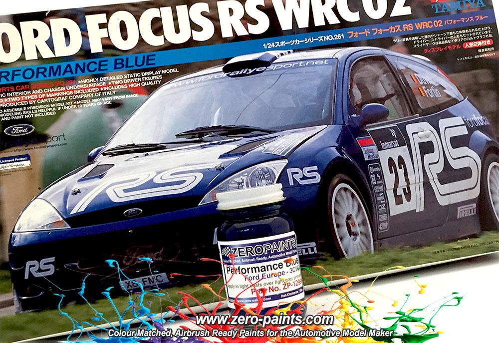Ford Focus RS WRC 2002 Performance Blue Paint 60ml | ZP-1299 | Zero Paints