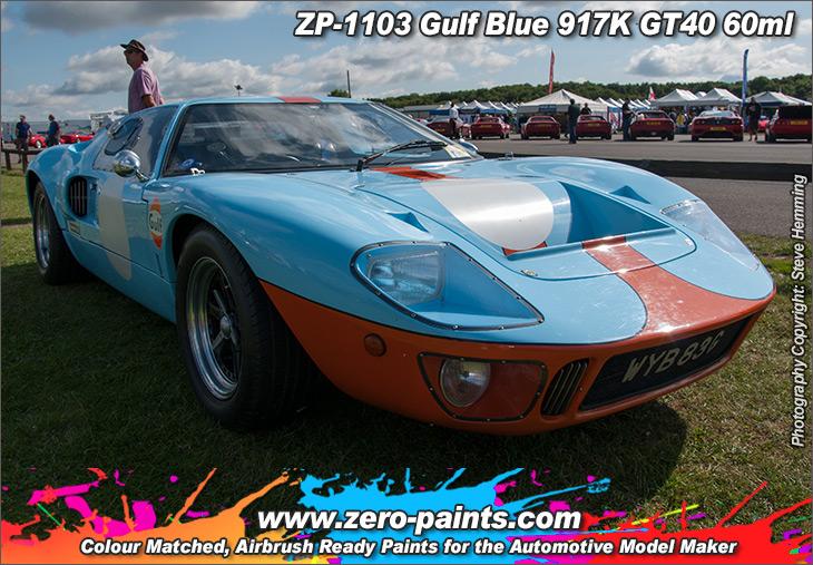 Gulf Blue Paint for 917's and GT40's etc 60ml | ZP-1103 | Zero Paints