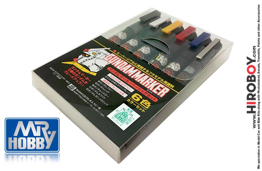 Gundam Marker Basic Set (Set of 6) GMS105 | GSi-GMS105 | Gunze Sangyo ...