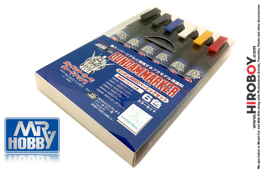 Gundam Marker Seed Basic Set (Set of 6) GMS109 | GSi-GMS109 | Gunze ...