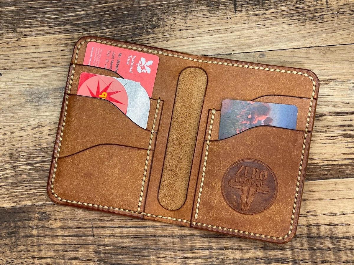 Hand Crafted Leather Card Wallet | ZL-0001 | Zero Leather