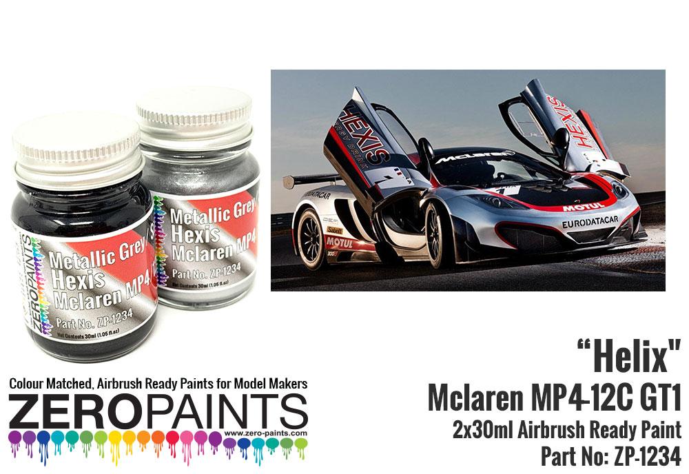 "Helix" Mclaren MP4-12C GT1 Paint Set 2x30ml | ZP-1234 | Zero Paints