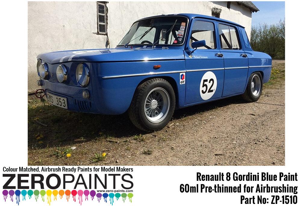 Renault 8 Gordini Blue Paint 60ml | ZP-1510 | Zero Paints