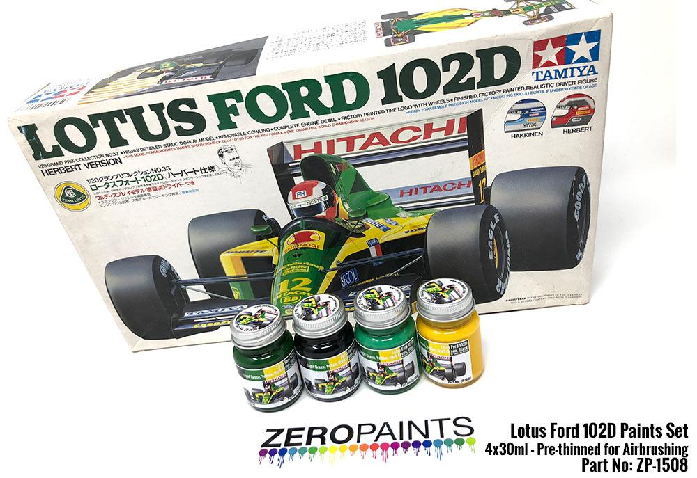 Lotus Ford 102D Paint Set 4x30ml | ZP-1508 | Zero Paints