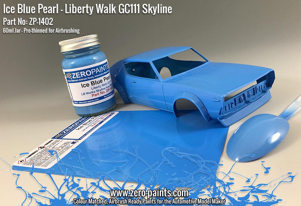 Ice Blue Pearl Paint for LB Performance (Liberty Walk) GC111 Skyline ...