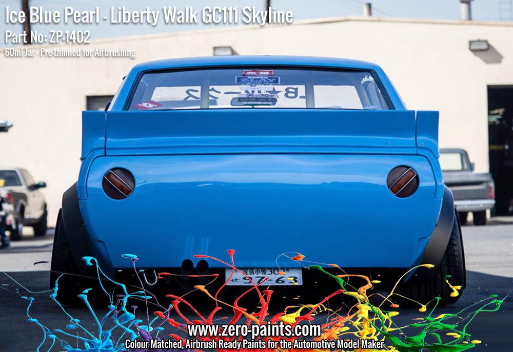Ice Blue Pearl Paint for LB Performance (Liberty Walk) GC111 Skyline ...