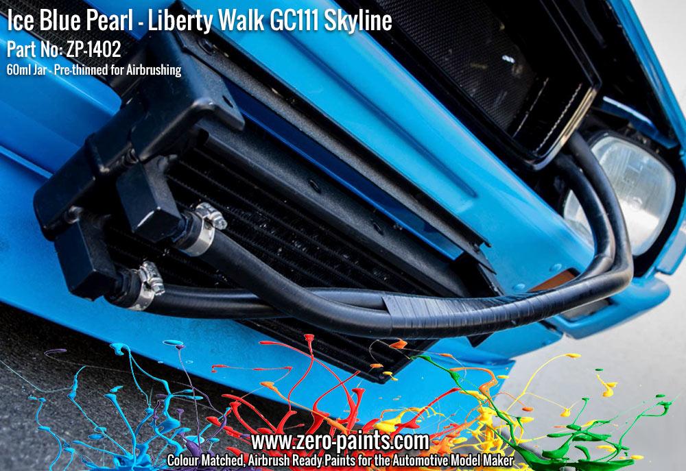 Ice Blue Pearl Paint for LB Performance (Liberty Walk) GC111 Skyline ...