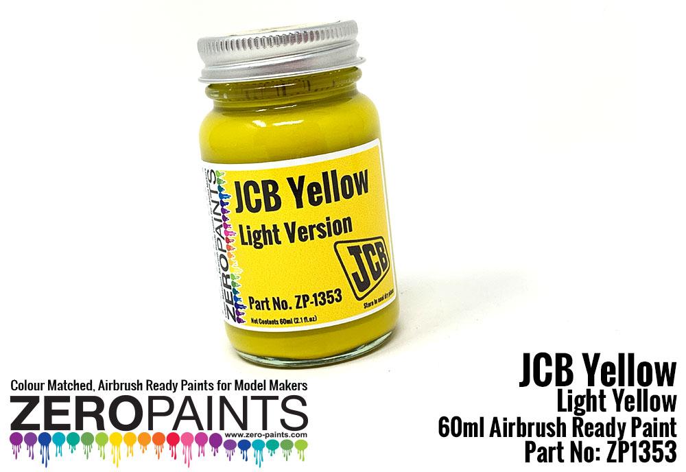 JCB Yellow (Lighter) Paint 60ml | ZP-1353 | Zero Paints