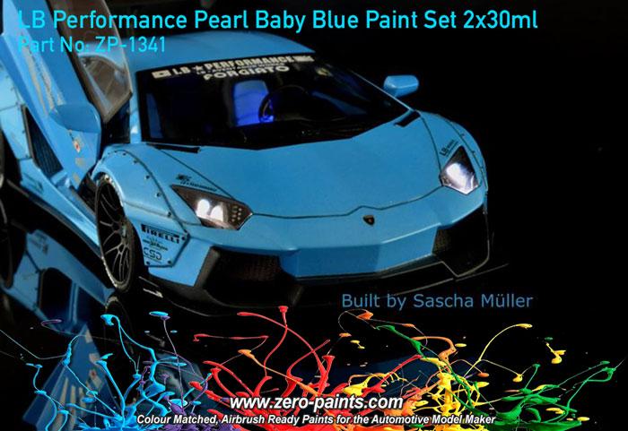 LB Performance Pearl Baby Blue Paint Set 2x30ml | ZP-1341 | Zero Paints