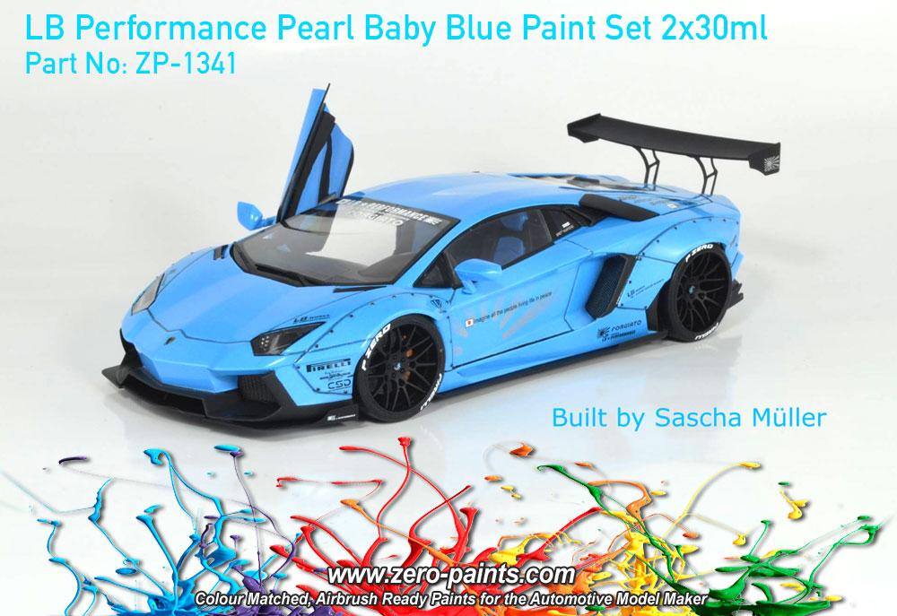 LB Performance Pearl Baby Blue Paint Set 2x30ml | ZP-1341 | Zero Paints
