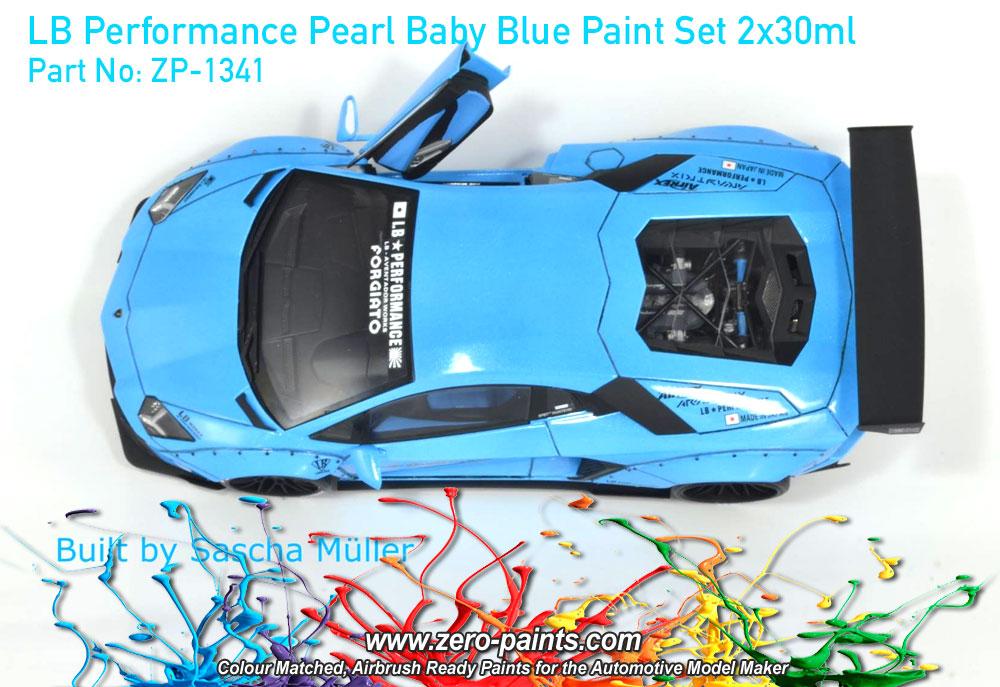 LB Performance Pearl Baby Blue Paint Set 2x30ml | ZP-1341 | Zero Paints