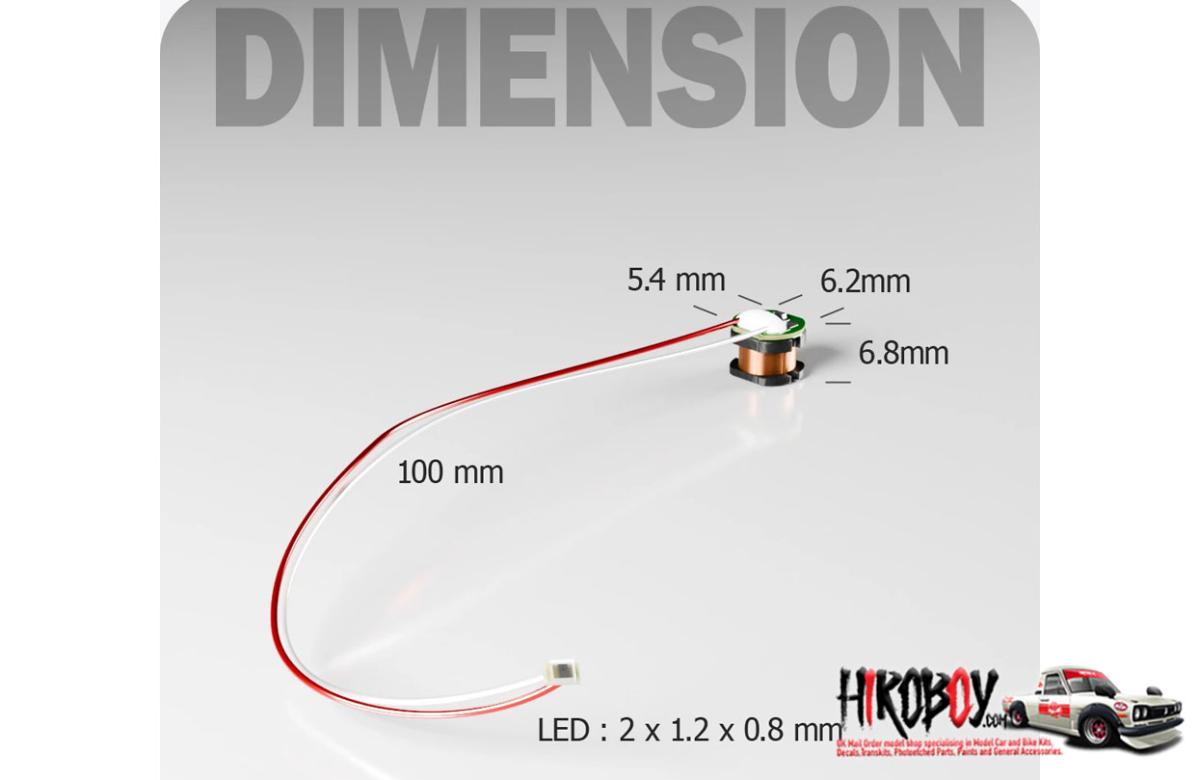 LM-54 Inductive LED Module (4pcs in White) for Inductive Display Case ...
