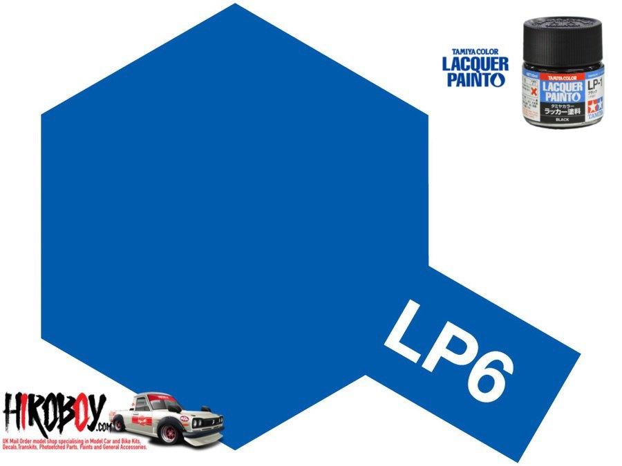 LP-6 Pure Blue Tamiya Lacquer Paint | TAM82106 | Tamiya
