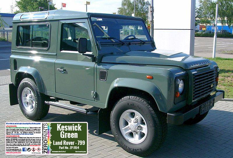 Land Rover/Range Rover Colour Matched Paints 60ml | ZP-1154 | Zero Paints