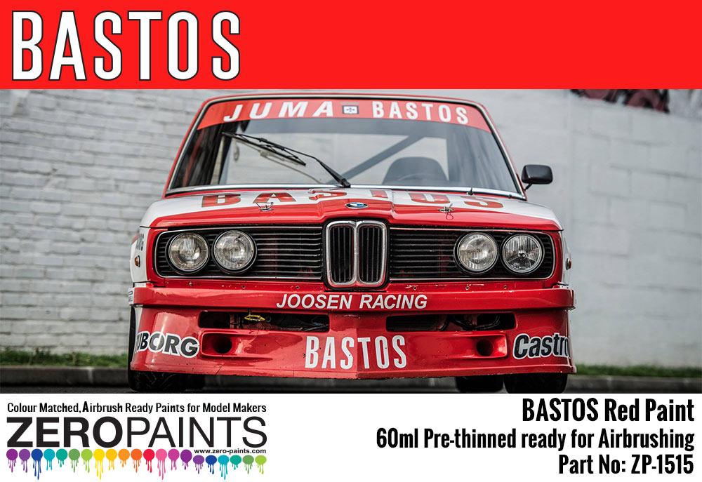 Bastos Red Paint for Bastos Sponsored Cars 60ml | ZP-1515 | Zero Paints