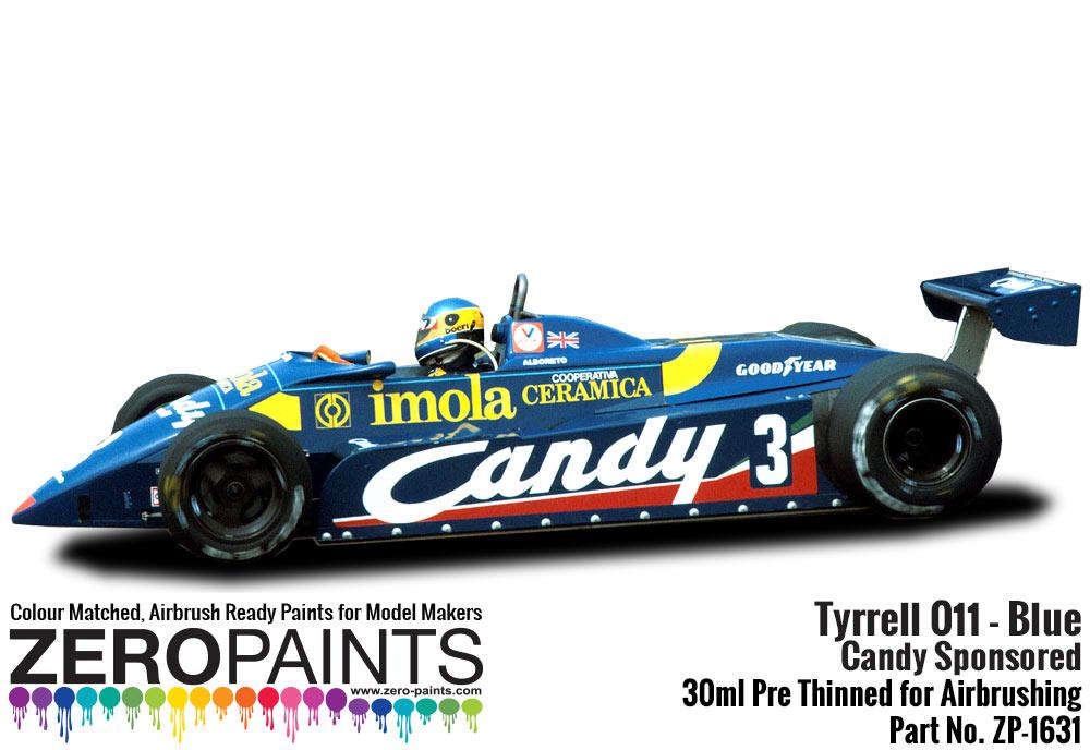 Tyrrell 011 Blue Paint Candy Sponsored 30ml | ZP-1631 | Zero Paints
