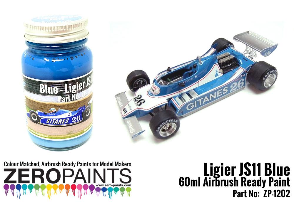Ligier JS11 (Gitanes) Blue Paint 60ml | ZP-1202 | Zero Paints