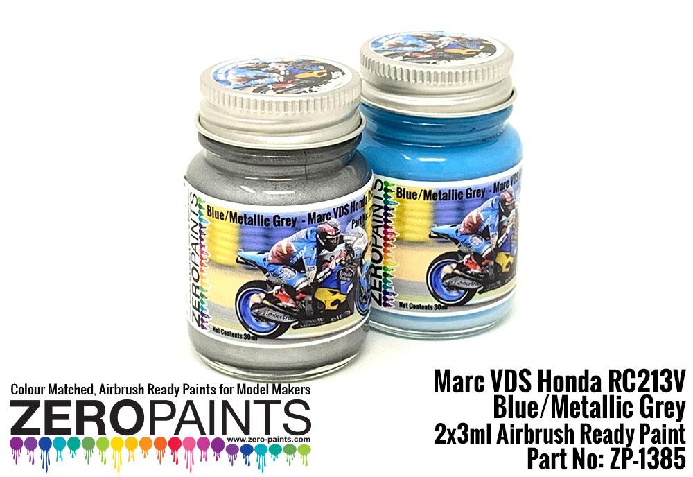 Marc VDS Honda RC213V - Blue/Metallic Grey Paint Set 2x30ml | ZP-1385 ...