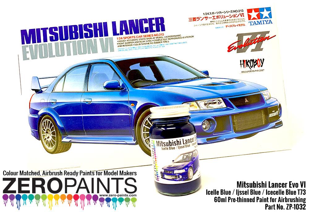 Mitsubishi Lancer Evolution VI Icelle Blue / Ijssel Blue / Icecelle ...