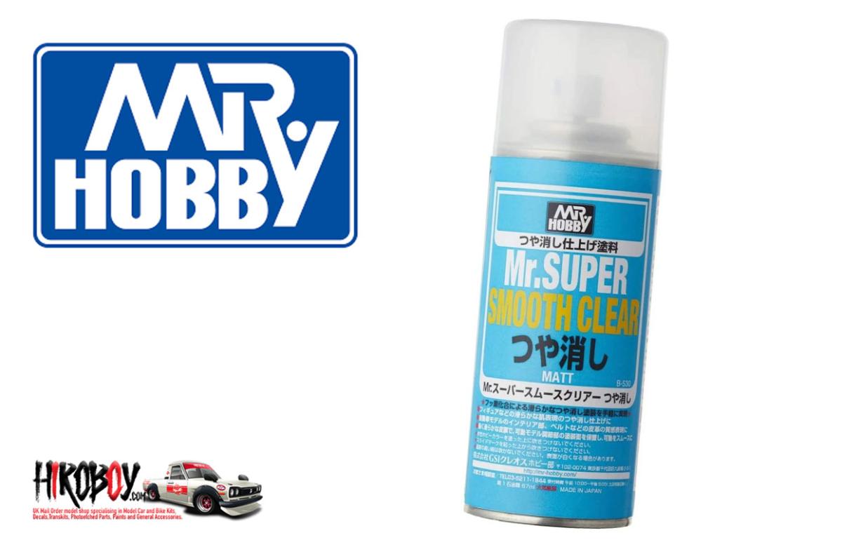 Mr.Super Clear Super Smooth Matt Clear Coat Spray 170ml | GSi-B-530 ...