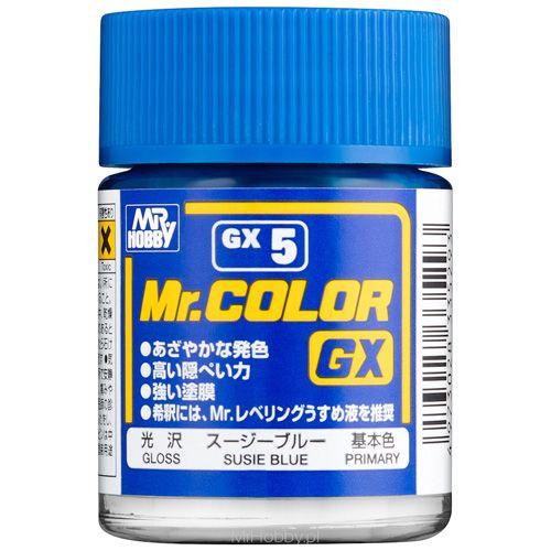 Mr Color GX Lacquer Susie Blue Gloss Lacquer Paint 18ml #GX5 | GSi-GX5 ...