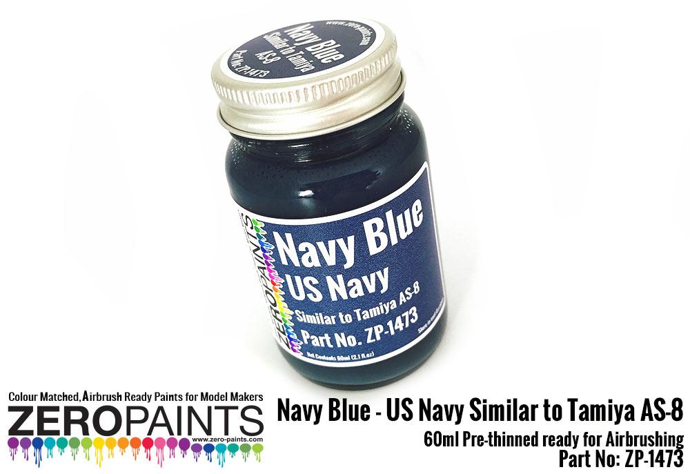 Navy Blue (US Navy) Similar to Tamiya AS-8 Paint 60ml | ZP-1473 | Zero ...